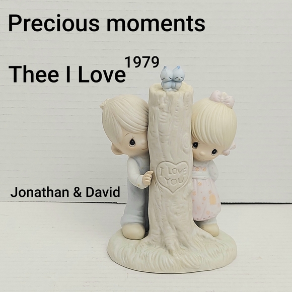Precious Moments | Accents | Precious Moments Figurine Thee I Love 979 ...